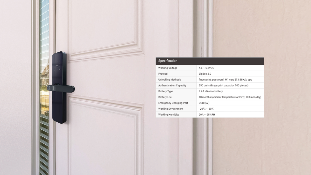 SmartLock-ZigBee-(C6) – Tecsmarts