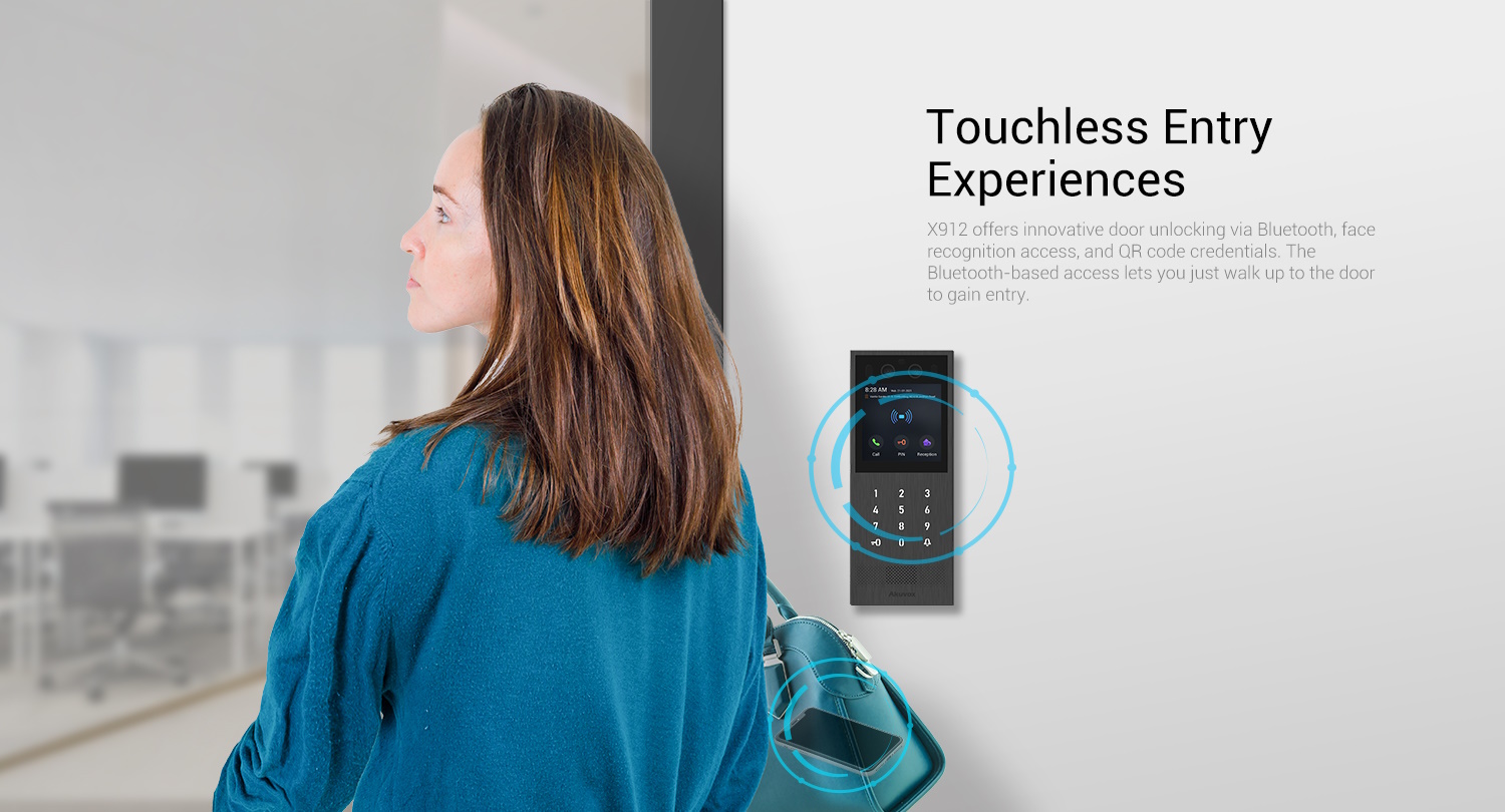 AV-X912K Akuvox Vandal-Resistant Gate/Door Intercom for High-end Buildings – Tecsmarts