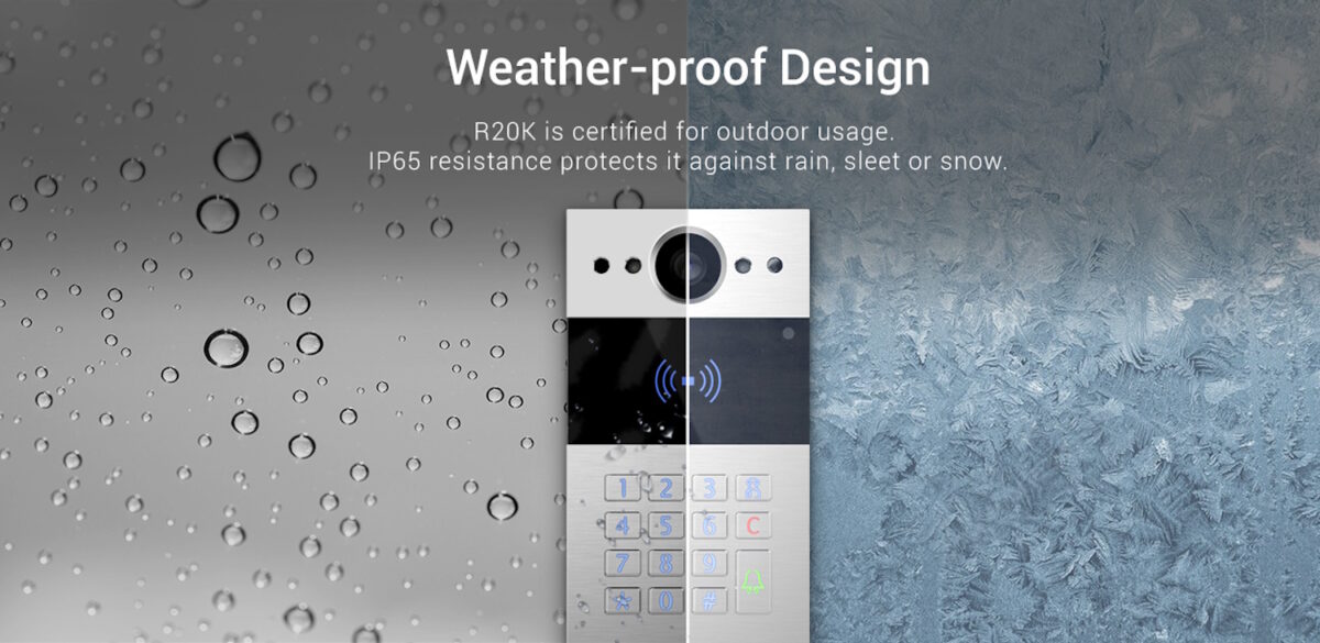 AV-R20K Akuvox SIP Video Intercom with Keypad and RFID – Tecsmarts