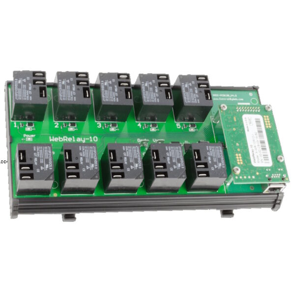 WebRelay-10 Industrial Plus 10SPDT Relays 2Inputs – Tecsmarts