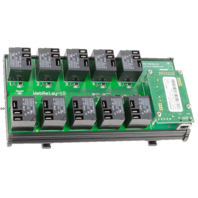 WebRelay-10 Industrial Plus 10SPDT Relays 2Inputs – Tecsmarts
