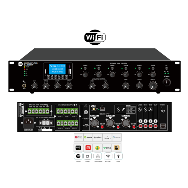 CMX-DA-500MW Multi-Function Internet Streaming Amplifier – Tecsmarts