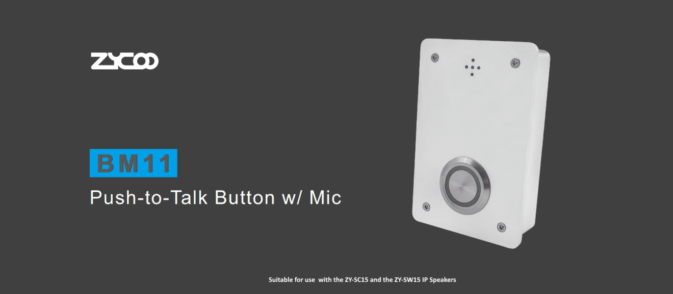 Zycoo Mic with Push to Talk Button – Tecsmarts