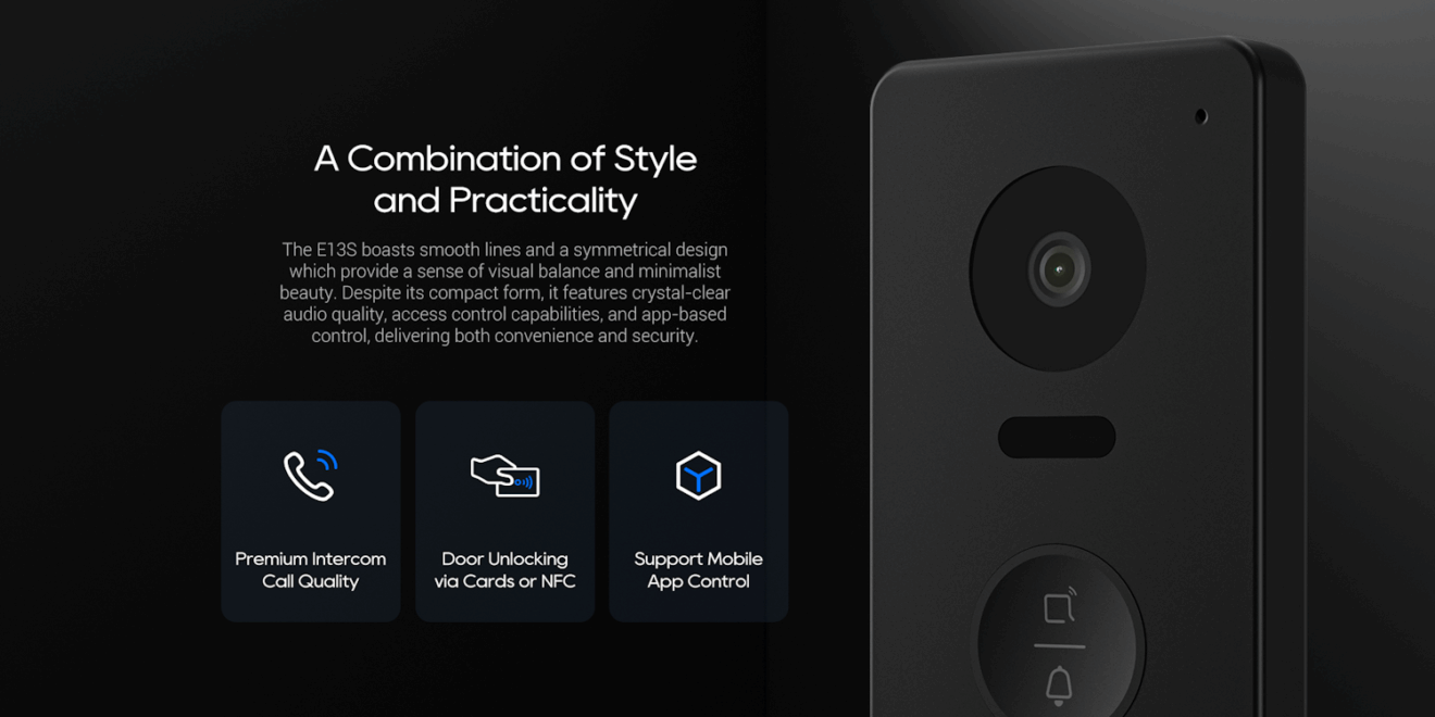 AV-E13S Single Button SIP Video Intercom – Tecsmarts