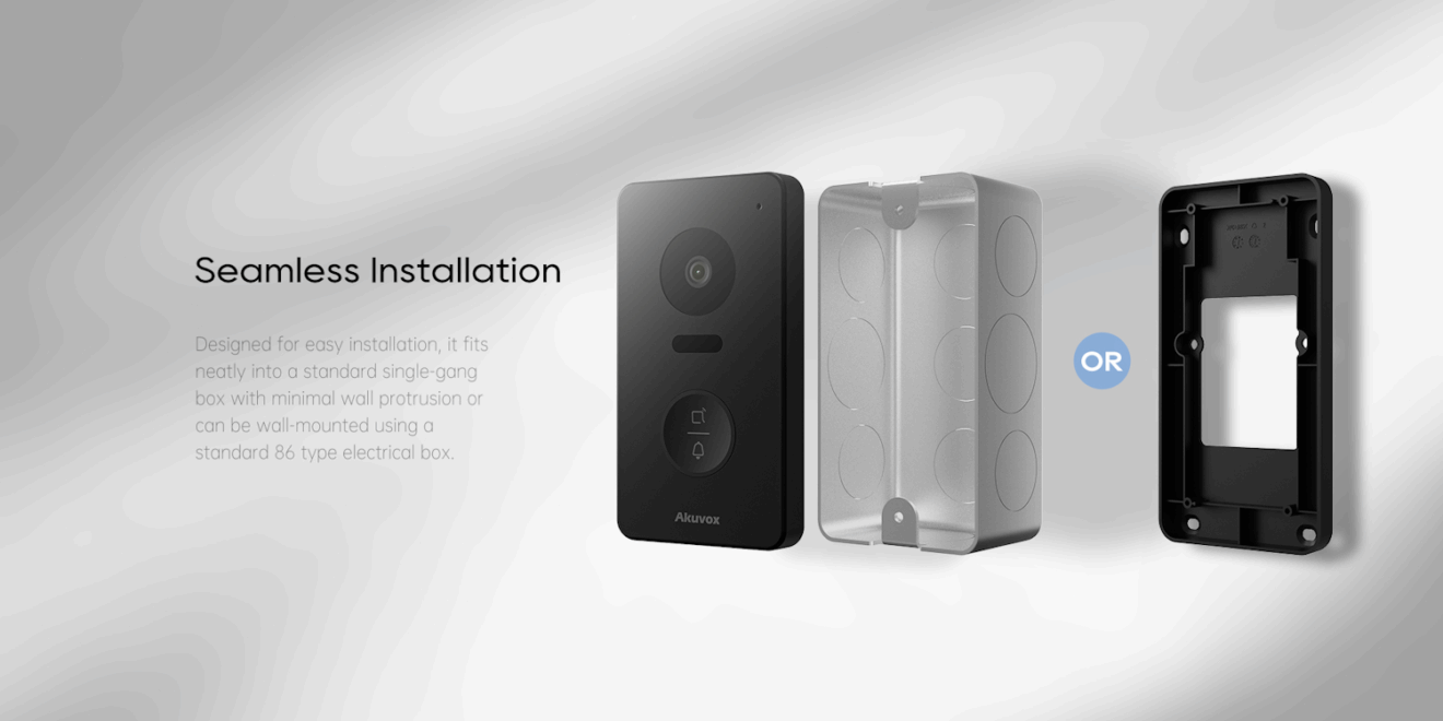 AV-E13S Single Button SIP Video Intercom – Tecsmarts